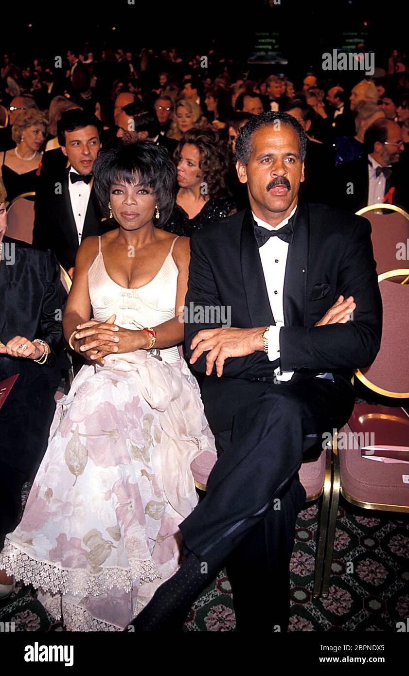 Oprah Winfrey And Stedman Graham At The 1994 Daytime Emmys. Credit ...