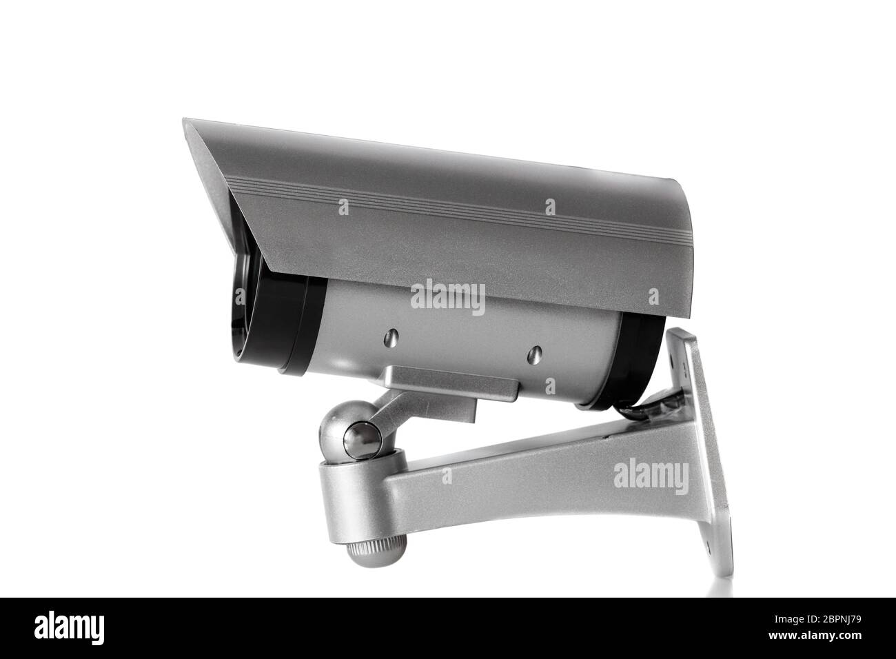 Side view video camera, side view, on white background Stock Photo - Alamy