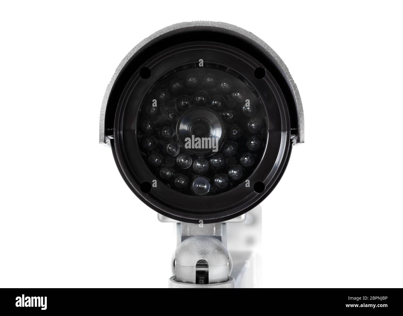 Front view video camera, front view, on white background Stock Photo ...
