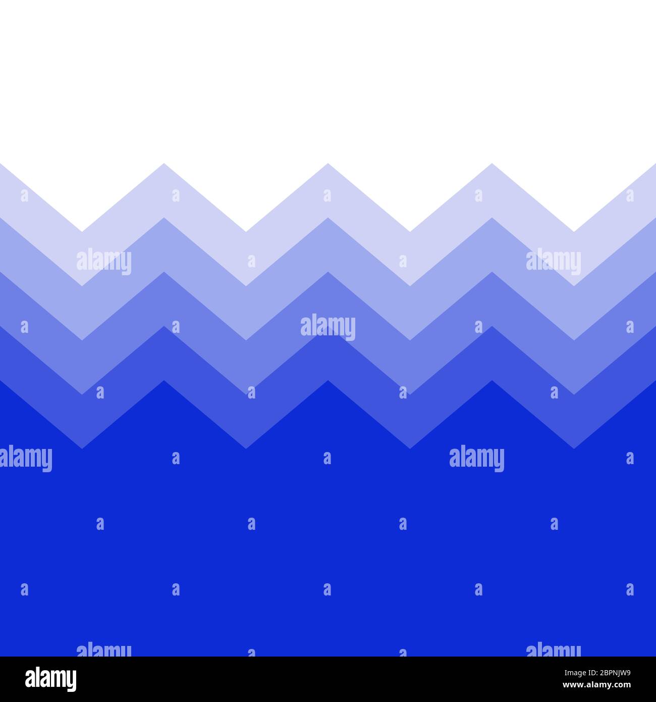 Blue color transition with zig zag shape Stock Photo - Alamy