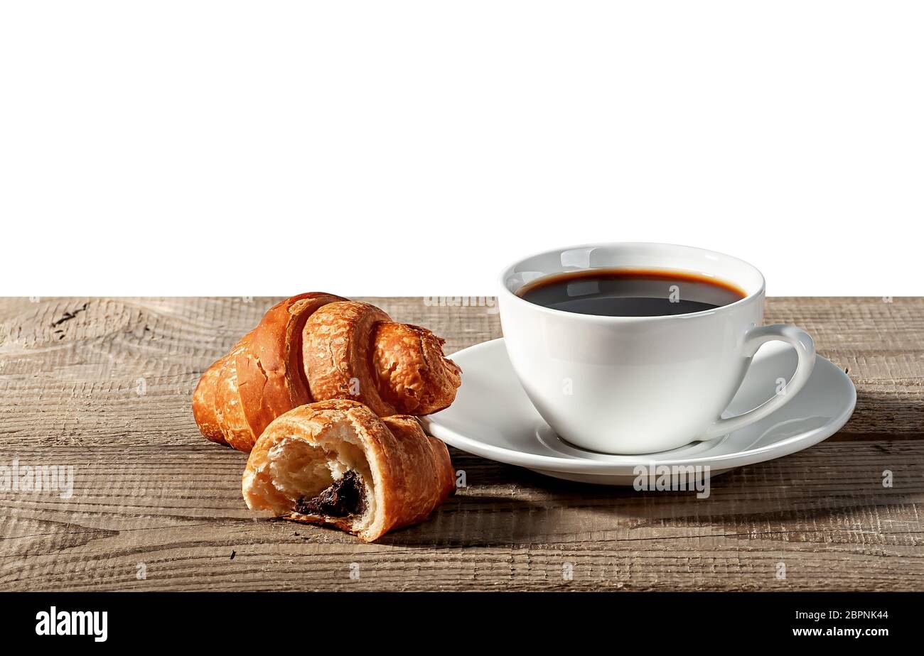 Broken croissant hi-res stock photography and images - Alamy