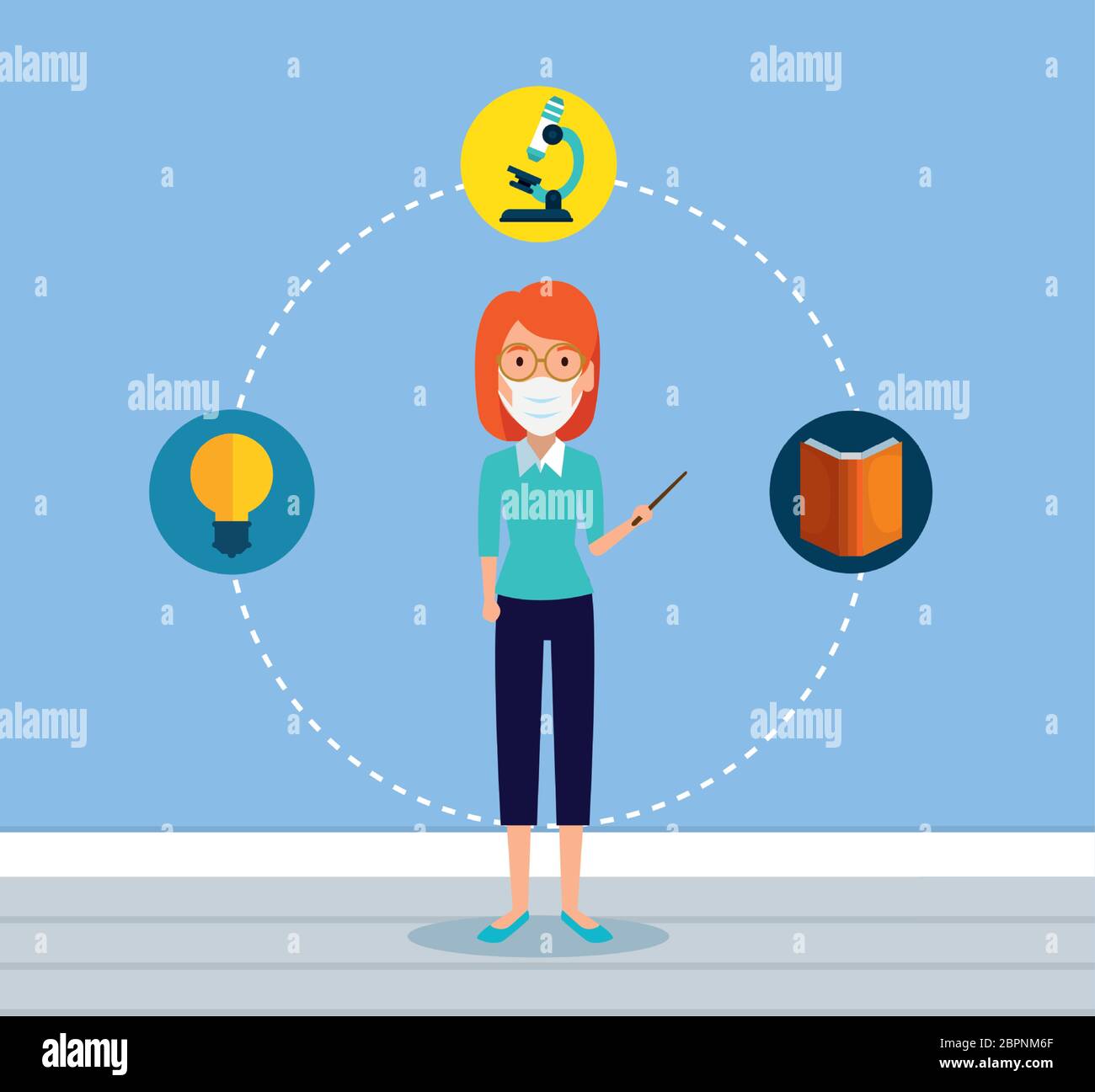 Instructor using Stock Vector Images - Alamy