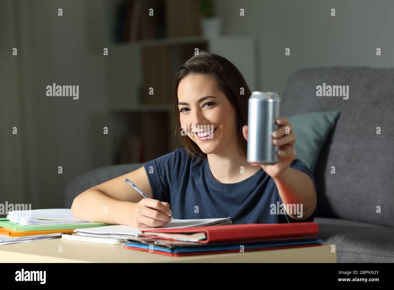 Teenager energy drink school hi-res stock photography and images - Alamy