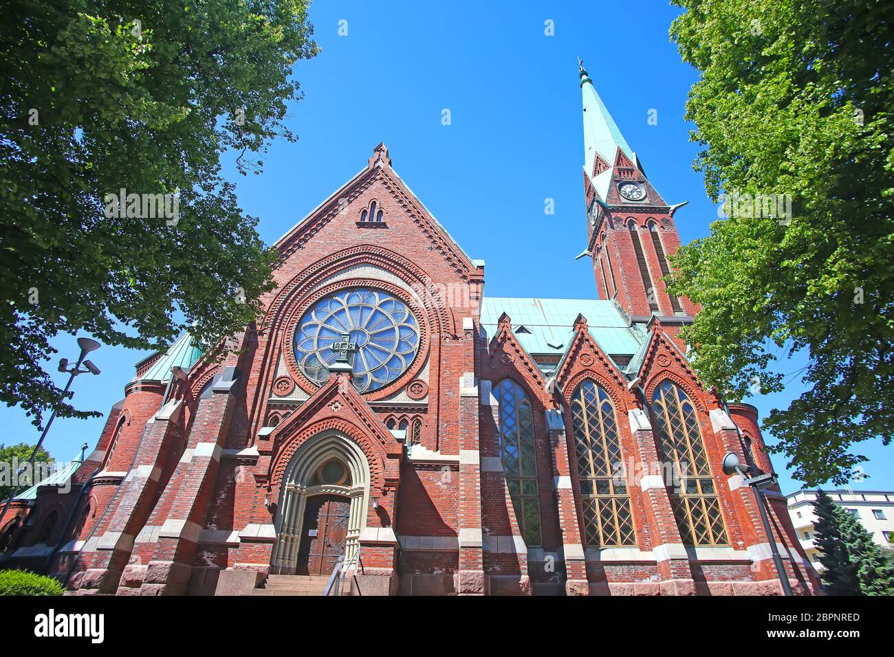 Kotka Church which was inaugurated in 1898. The Neo-Gothic church with ...