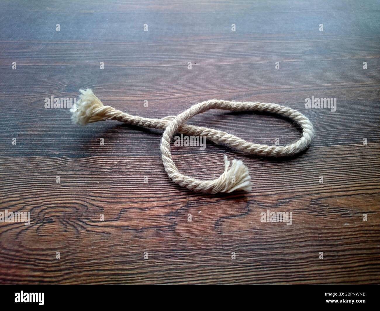 Natural cotton rope. yarn background for craft and hobby concept Stock ...