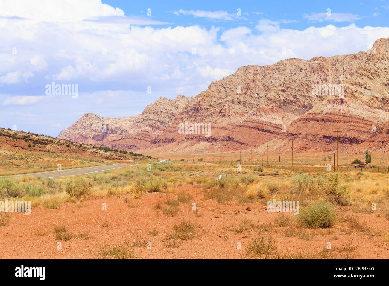Arizona panorama from United States of America. Red rocks landscape ...