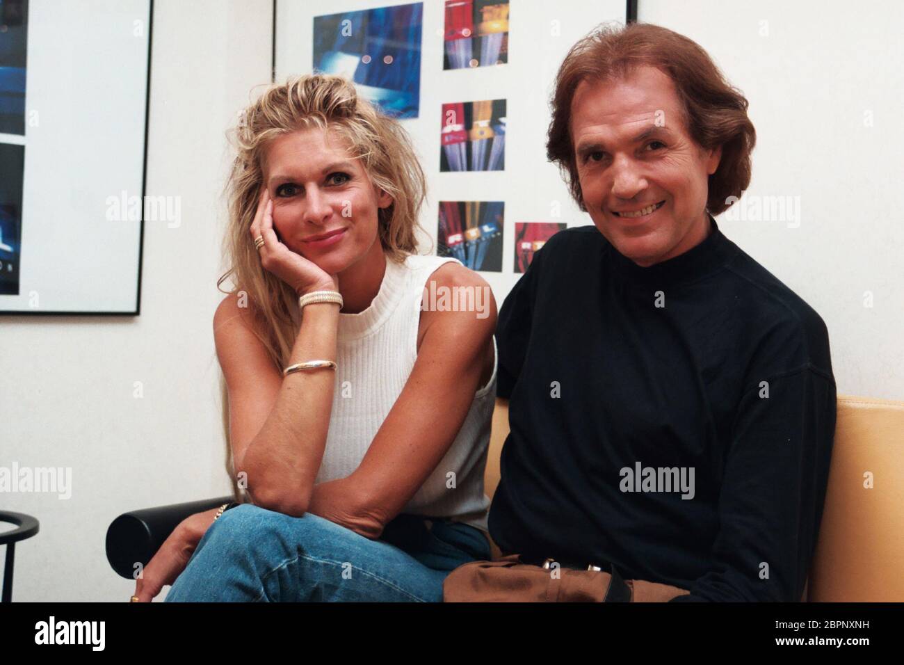 Chris Roberts - RTL - Der deutsche Sänger und Schauspieler Chris Roberts mit seiner Frau Claudia ...