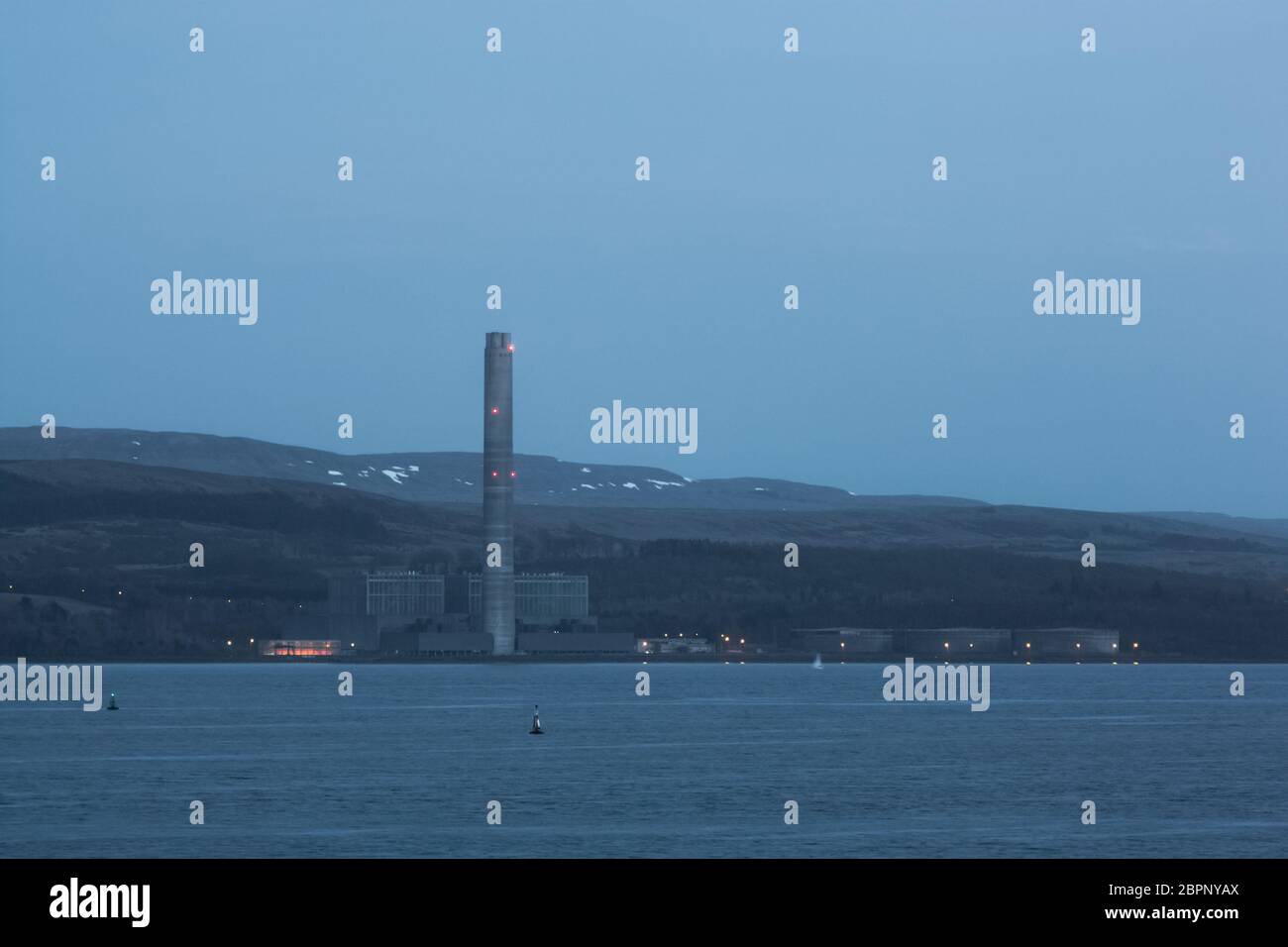 Inverkip Power Station on the Clyde coast, 2010 before demolition, SSEB ...