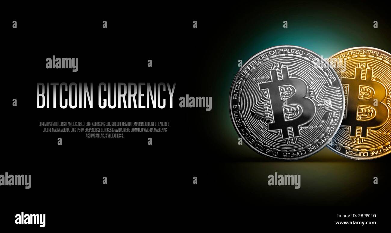 Bitcoin banner hi-res stock photography and images - Alamy