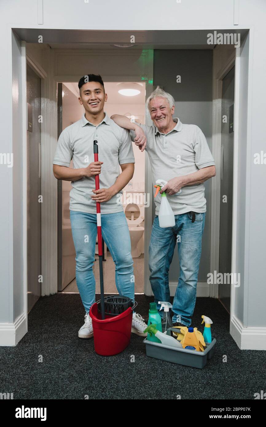 Nhs hospital cleaning equipment hi-res stock photography and images - Alamy