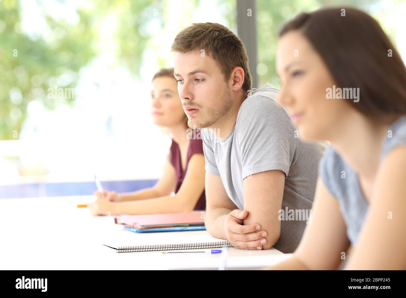 Boring college classroom hi-res stock photography and images - Alamy