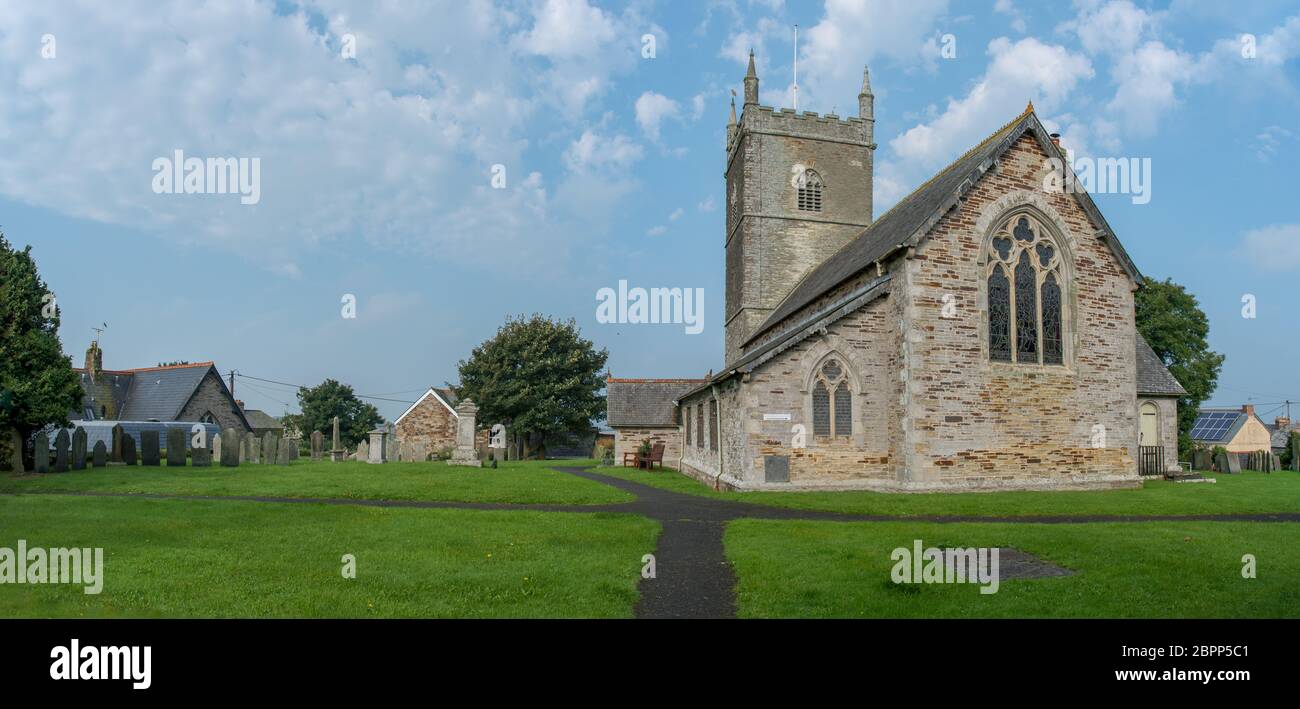 St Issey C of E Church in north Cornwall, UK Stock Photo - Alamy