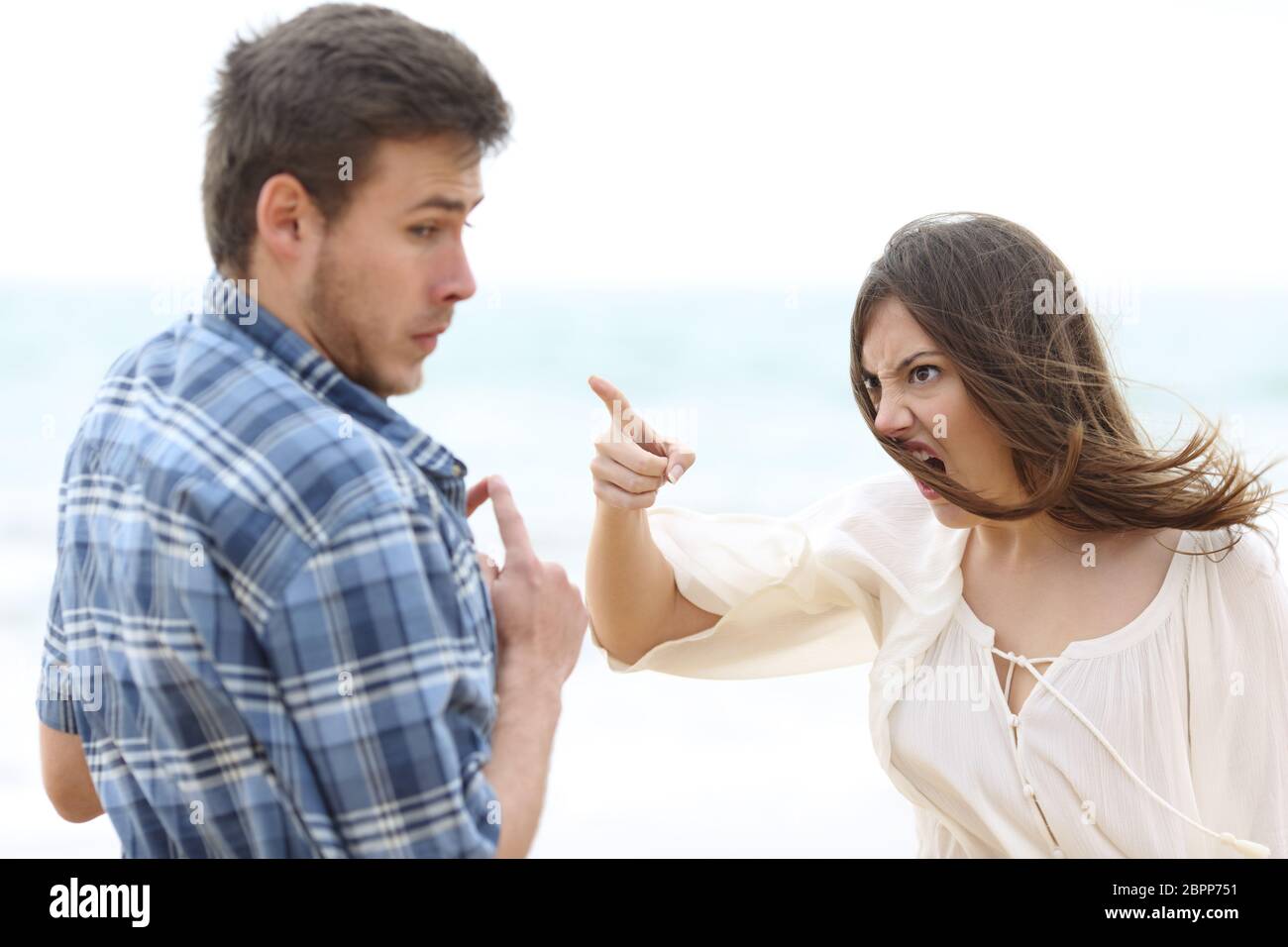 Man and wife and bully hi-res stock photography and images - Alamy