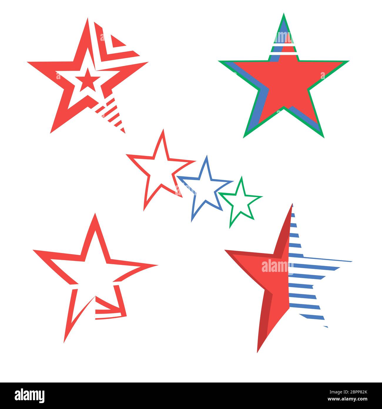Red Stars Clip Art