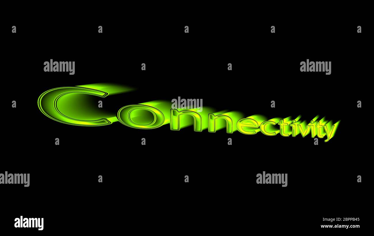 The Creativity wording with nice green light and black background Stock ...
