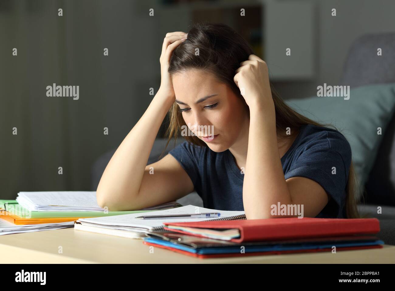 Student late in class hi-res stock photography and images - Alamy