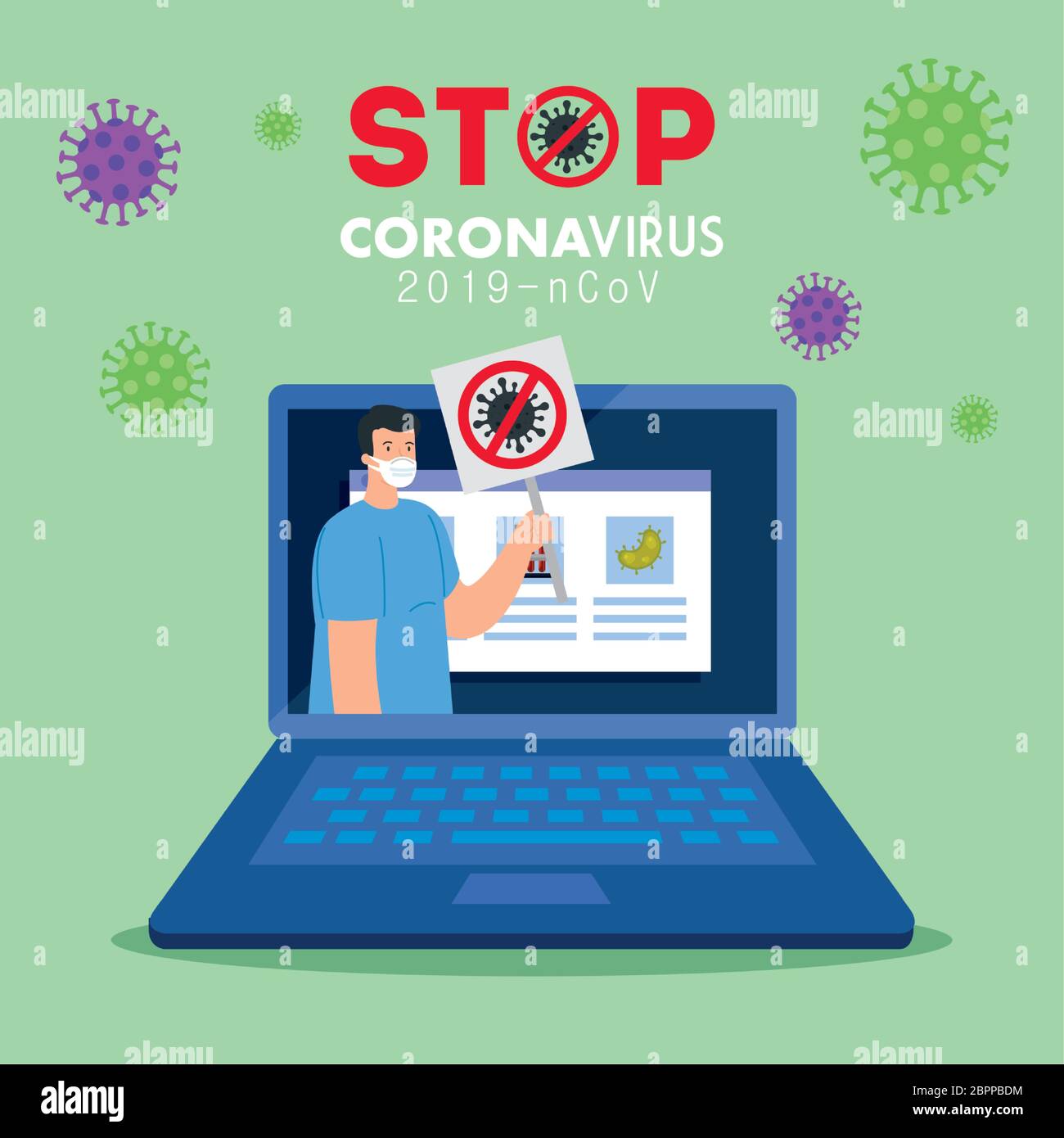 Man using laptop viral hi-res stock photography and images - Alamy