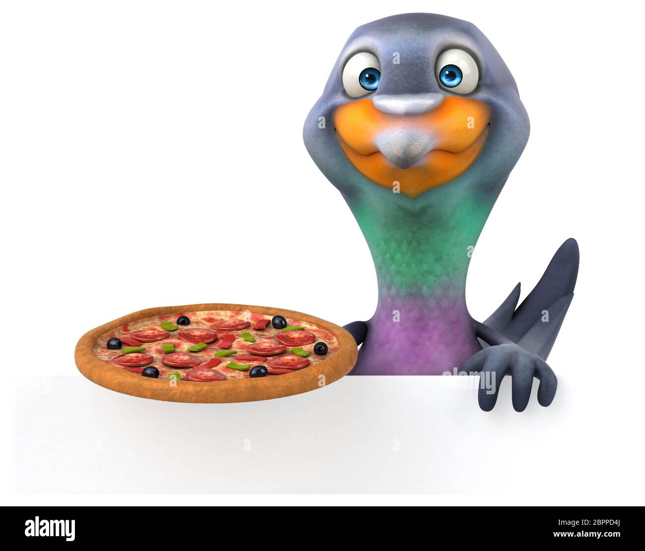 Pizza pigeon hi-res stock photography and images - Alamy