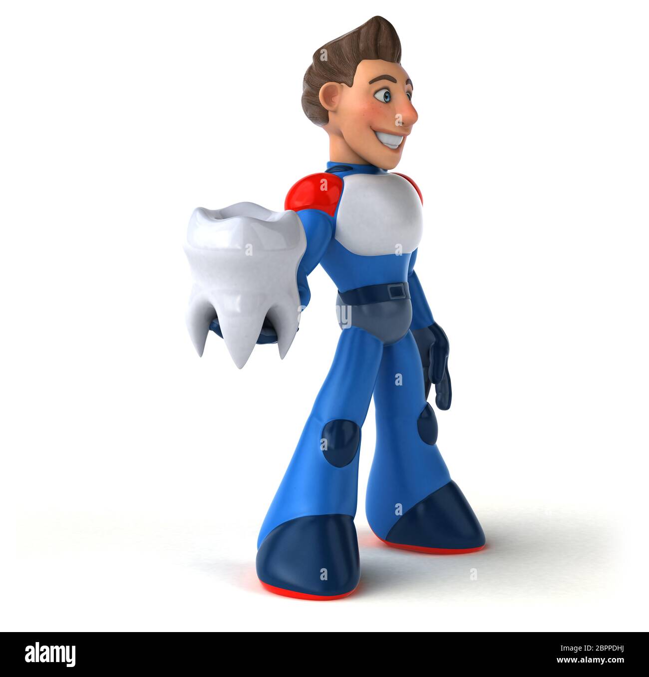 Cartoon illustration teeth super hero hi-res stock photography and ...