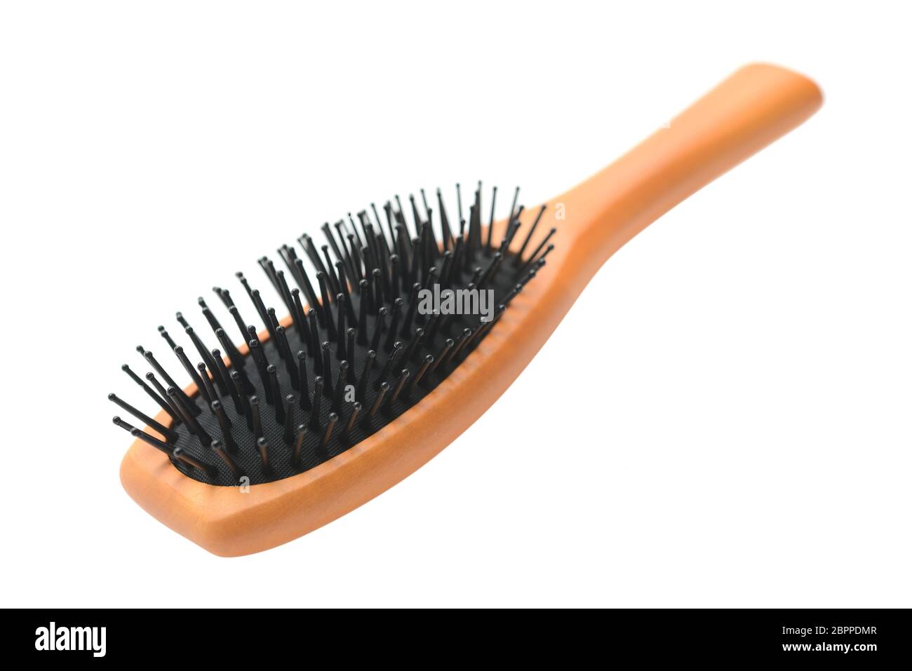 Hair brush isolated on white background Stock Photo - Alamy