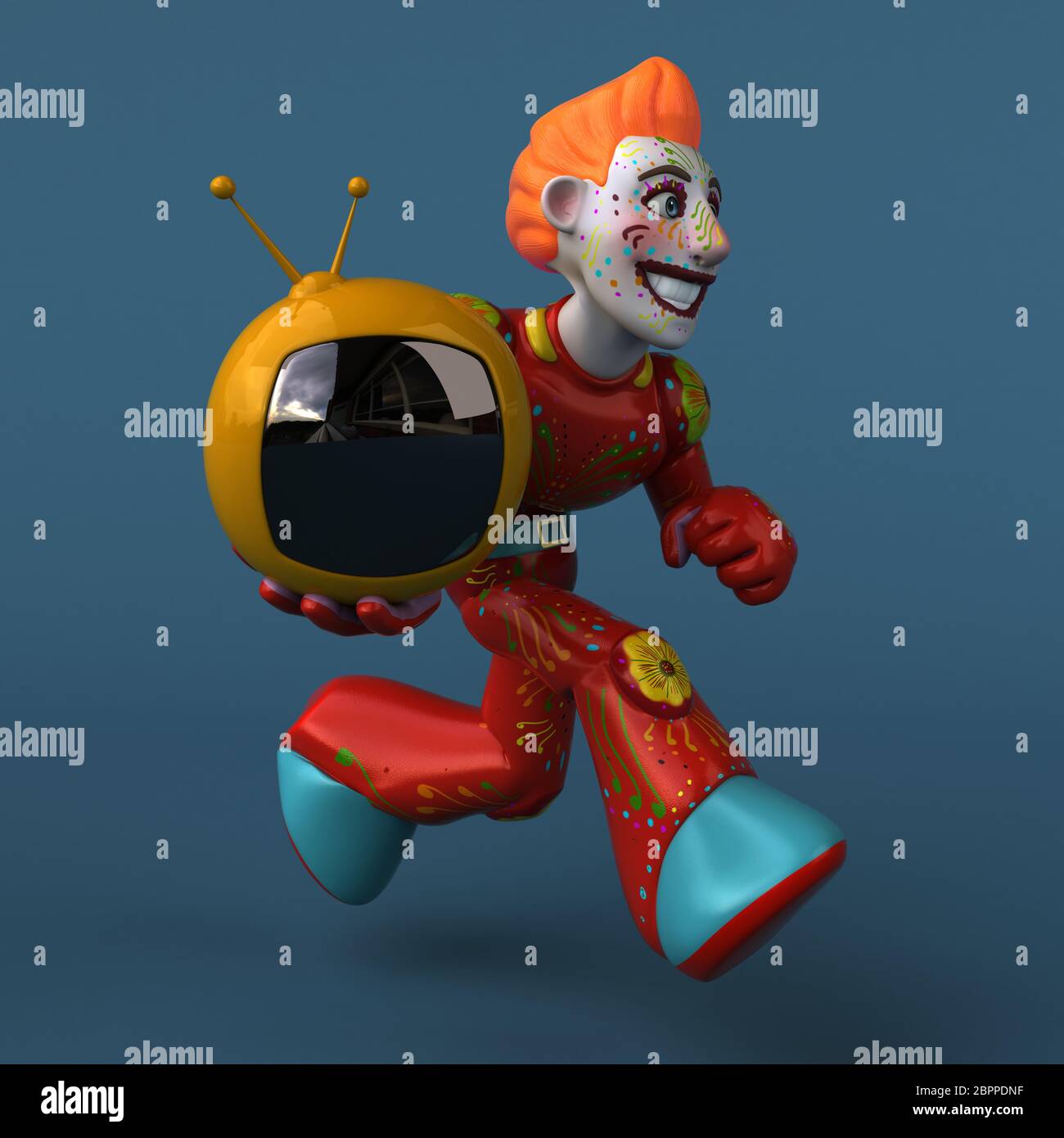 Mexican hero - 3D Illustration Stock Photo - Alamy