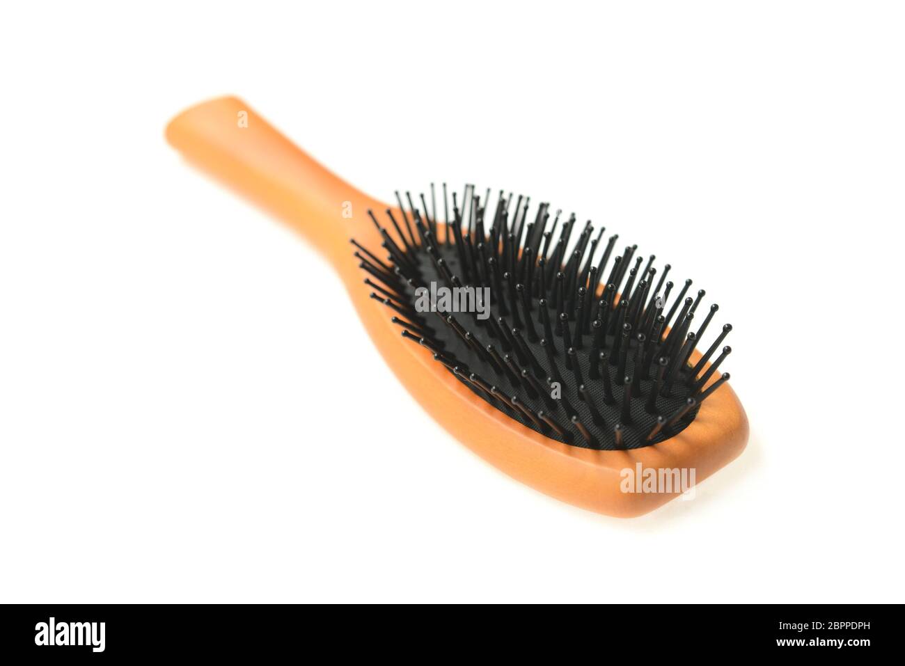 Hair brush isolated on white background Stock Photo - Alamy