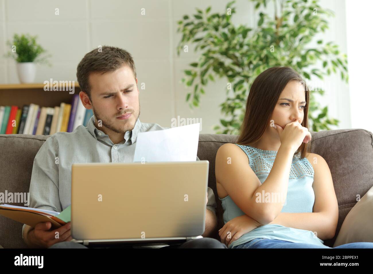 Man working home ignoring hi-res stock photography and images - Alamy