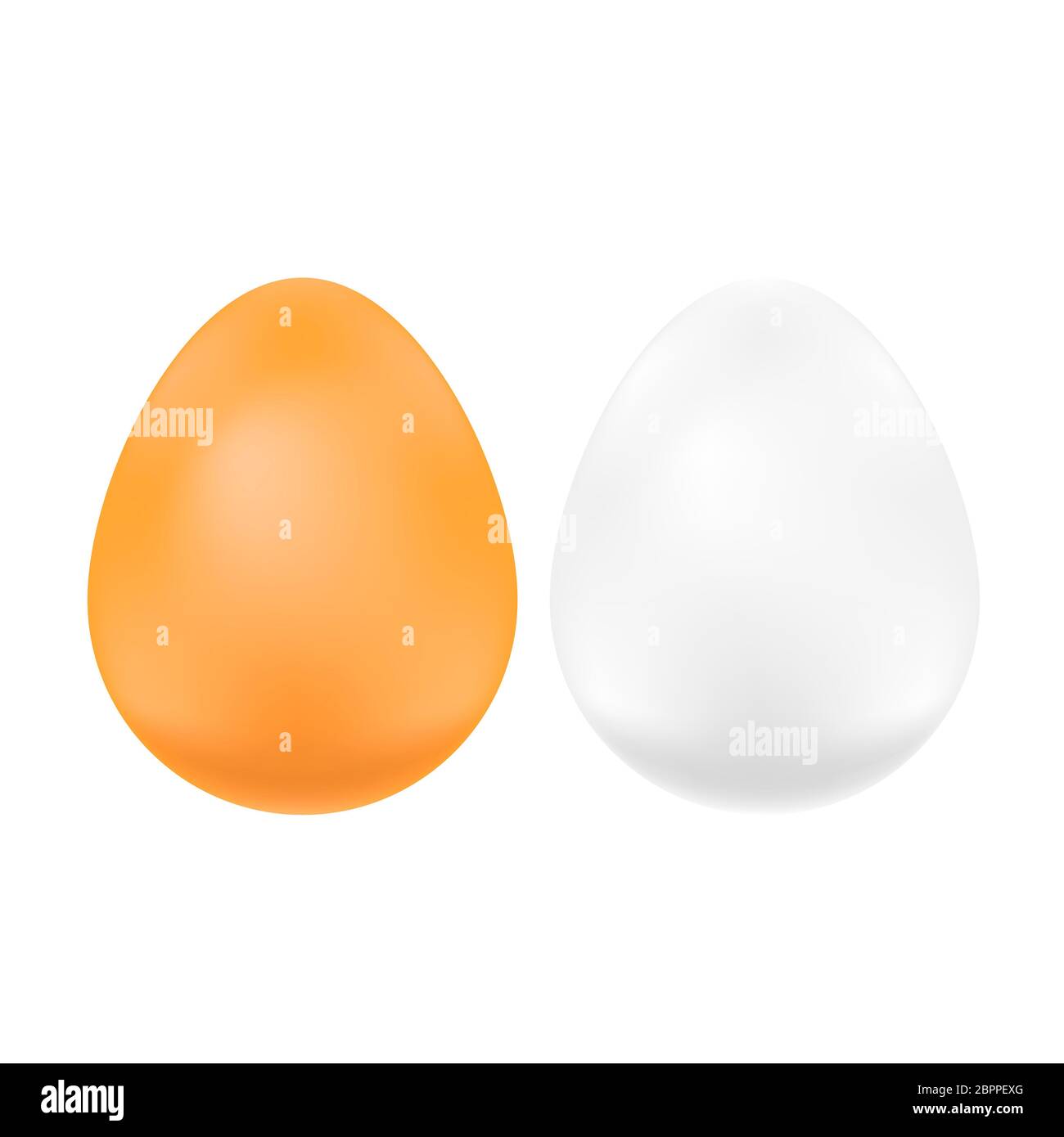 Beautiful easter egg two Cut Out Stock Images & Pictures - Alamy