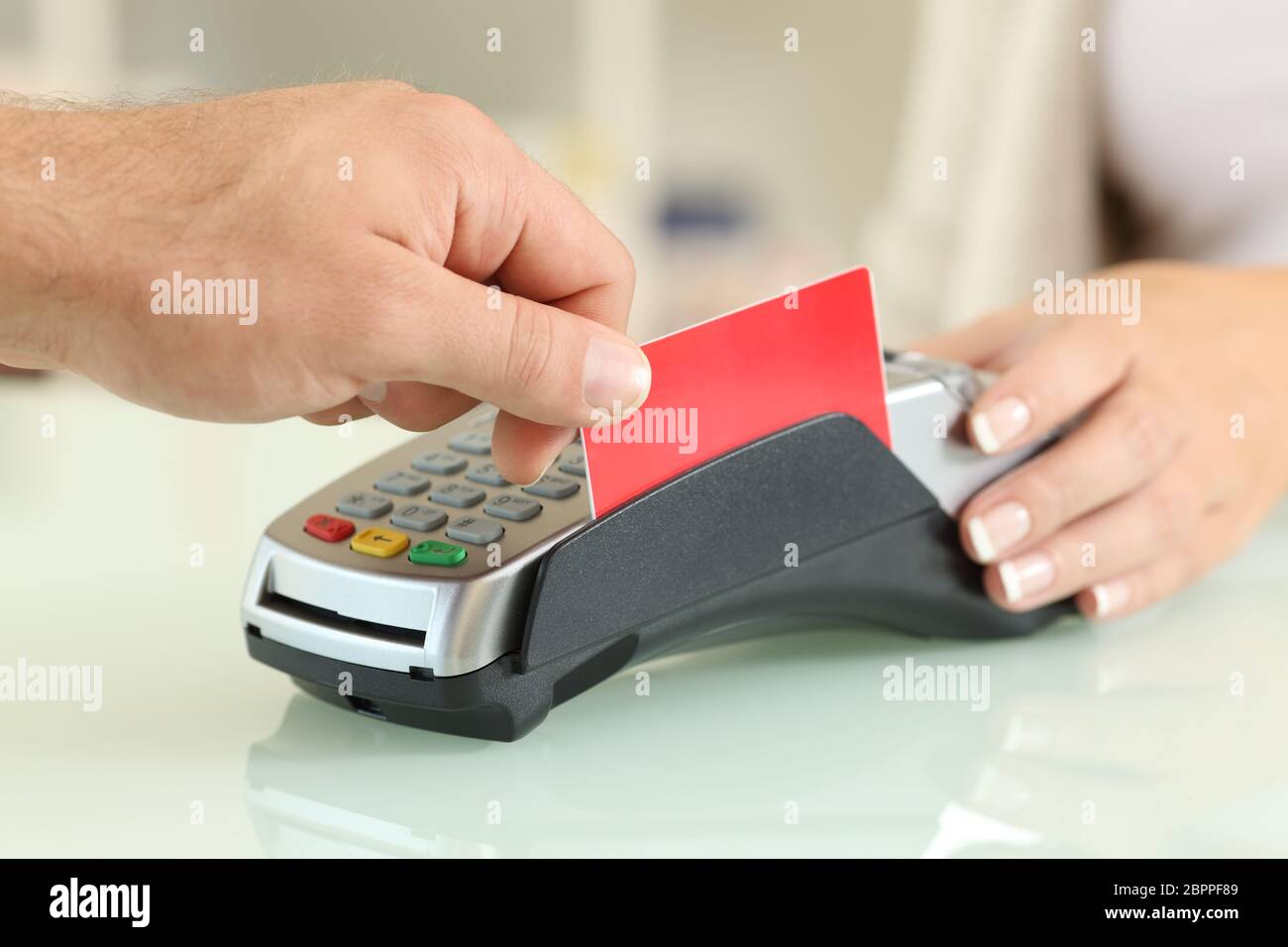 Boy at the bank counter hi-res stock photography and images - Alamy
