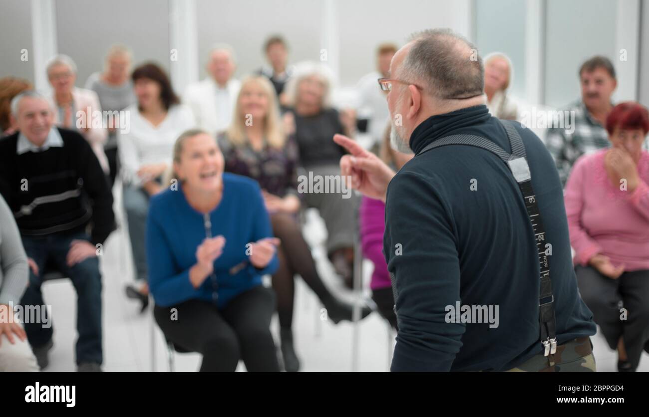 Practicing speech hi-res stock photography and images - Alamy