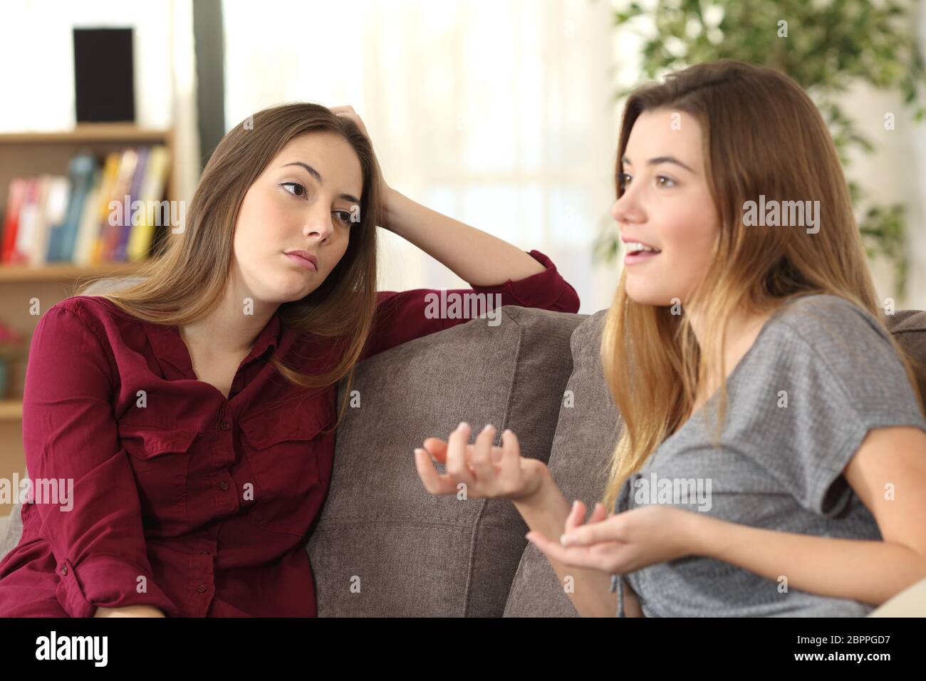 Boring conversation family hi-res stock photography and images - Alamy