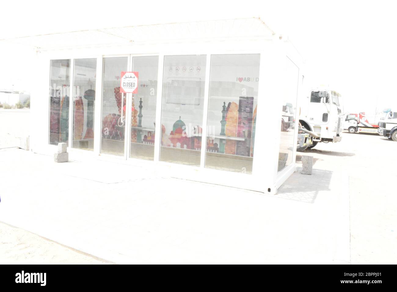 Bus shelter cleaning hi-res stock photography and images - Alamy