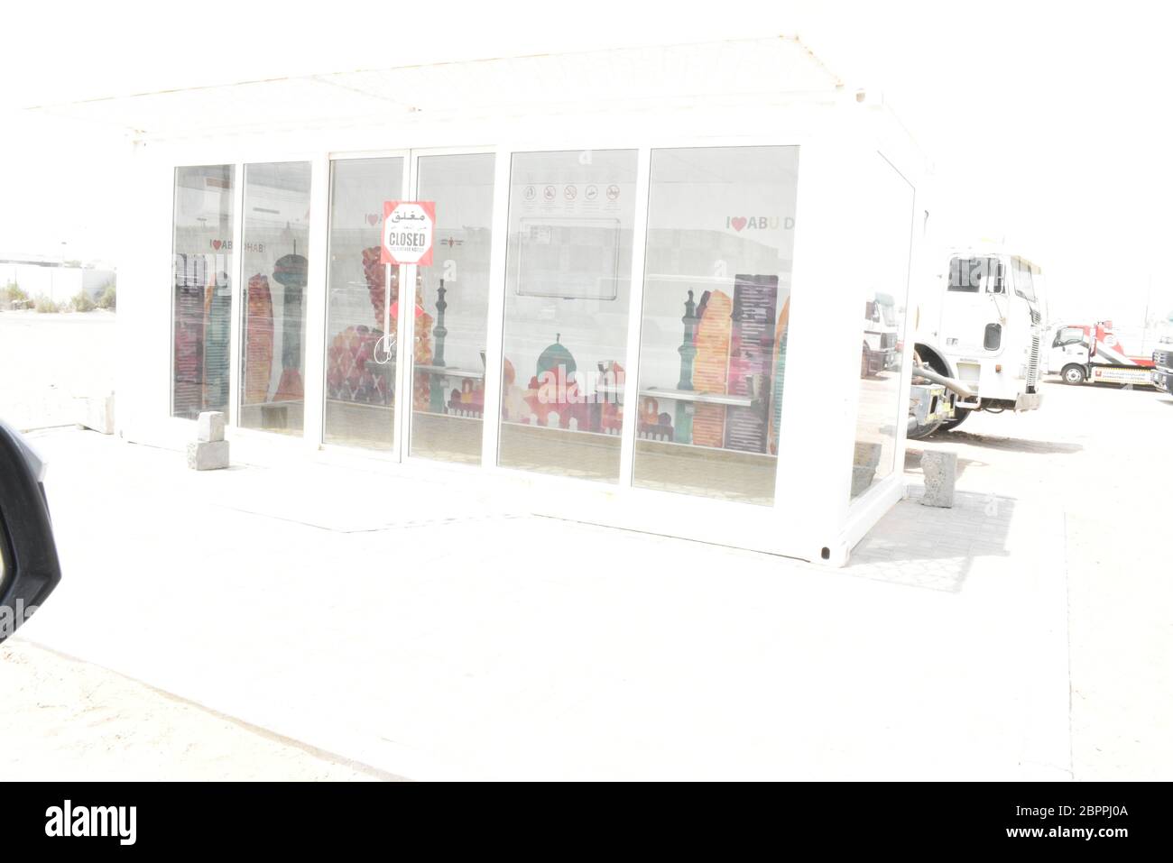 Bus shelter cleaning hi-res stock photography and images - Alamy