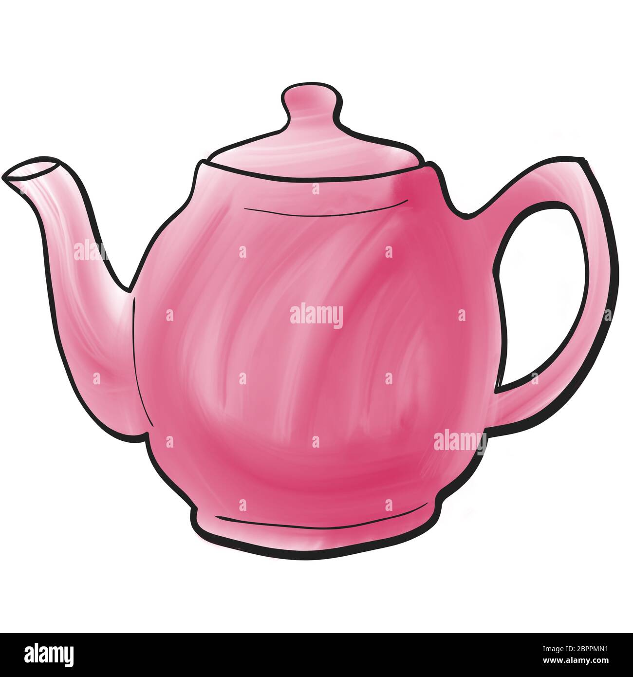 pretty coloured teapots Stock Photo - Alamy