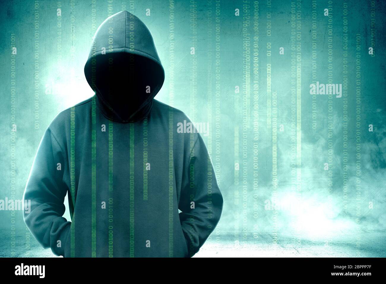 Anonymous Hacker In Black Hoodie High Resolution Stock Photography and ...