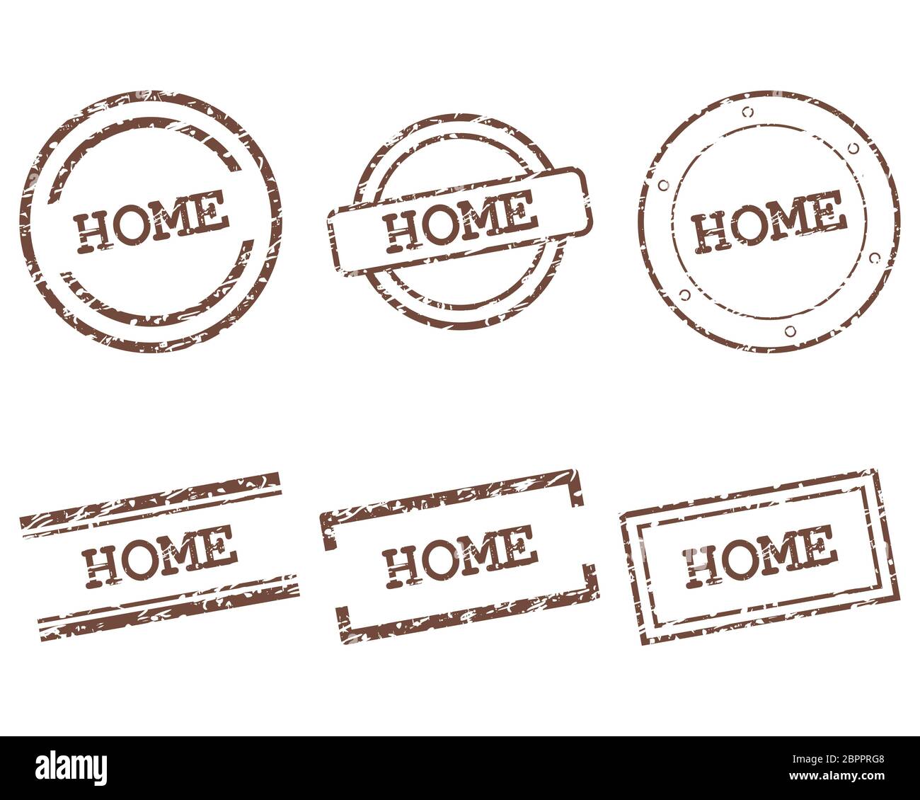 Home stamps Cut Out Stock Images & Pictures - Alamy