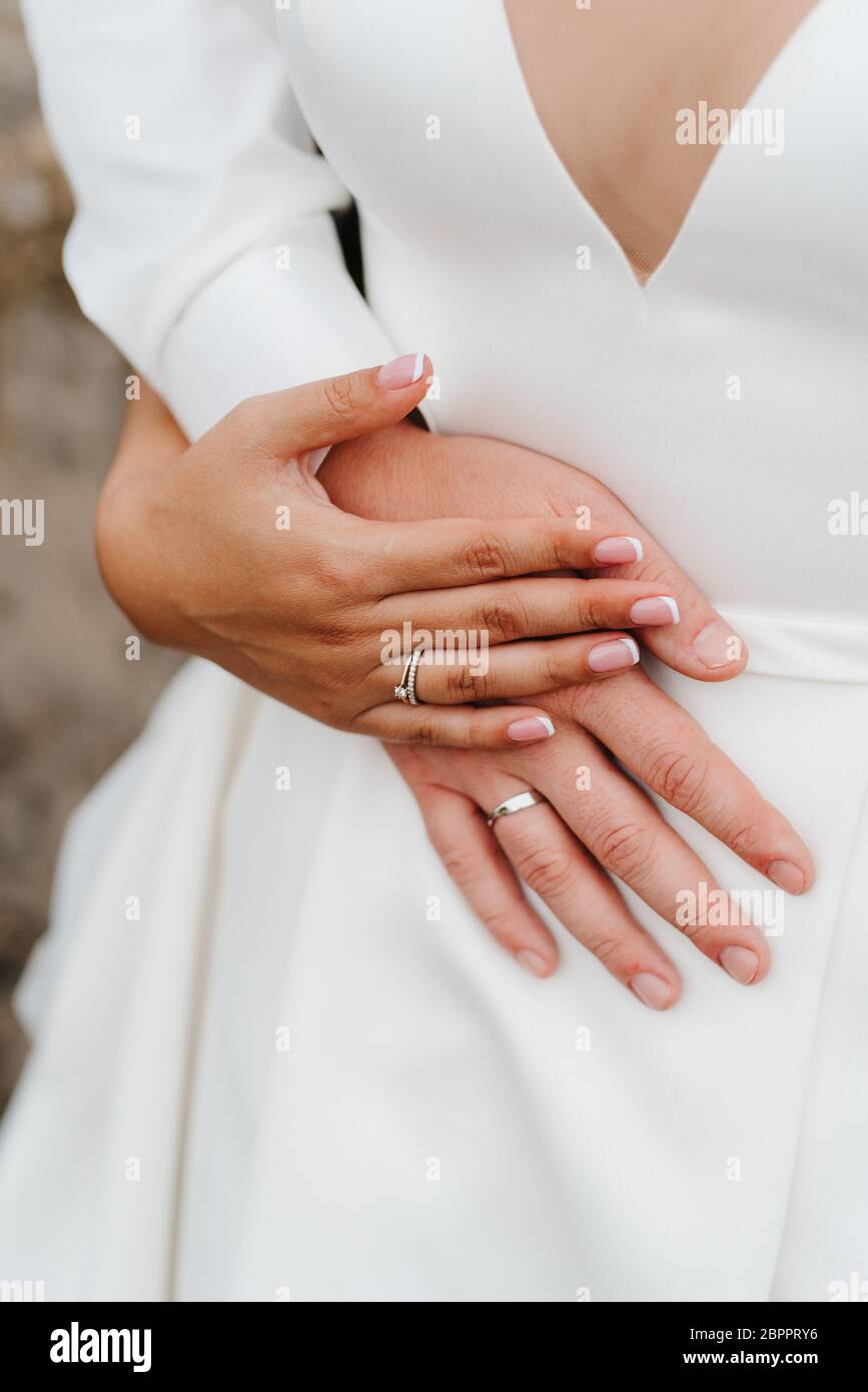 hands, palms, crossed, hold together, hands together forever Stock ...