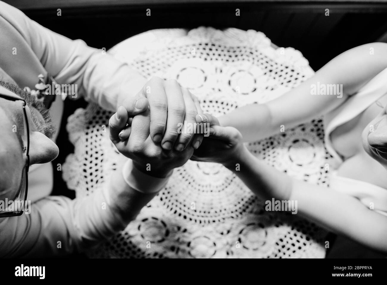 hands, palms, crossed, hold together, hands together forever Stock ...