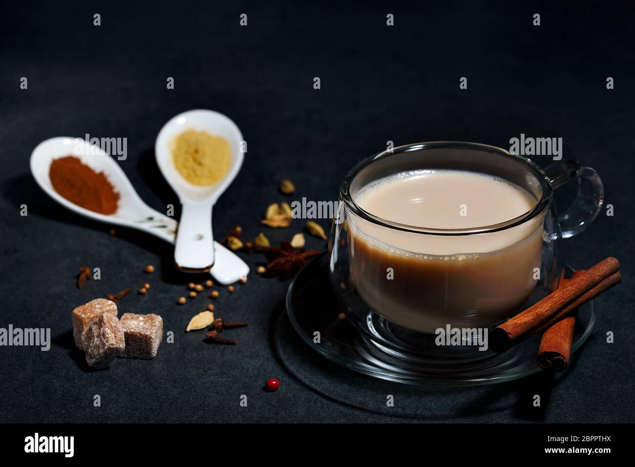 Indian tea masala spices hi-res stock photography and images - Alamy