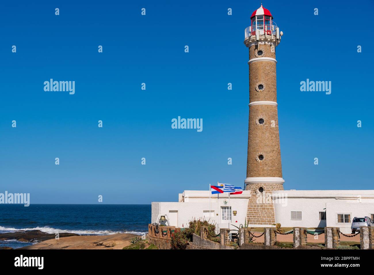 lighthouse on the coast for reference Stock Photo - Alamy