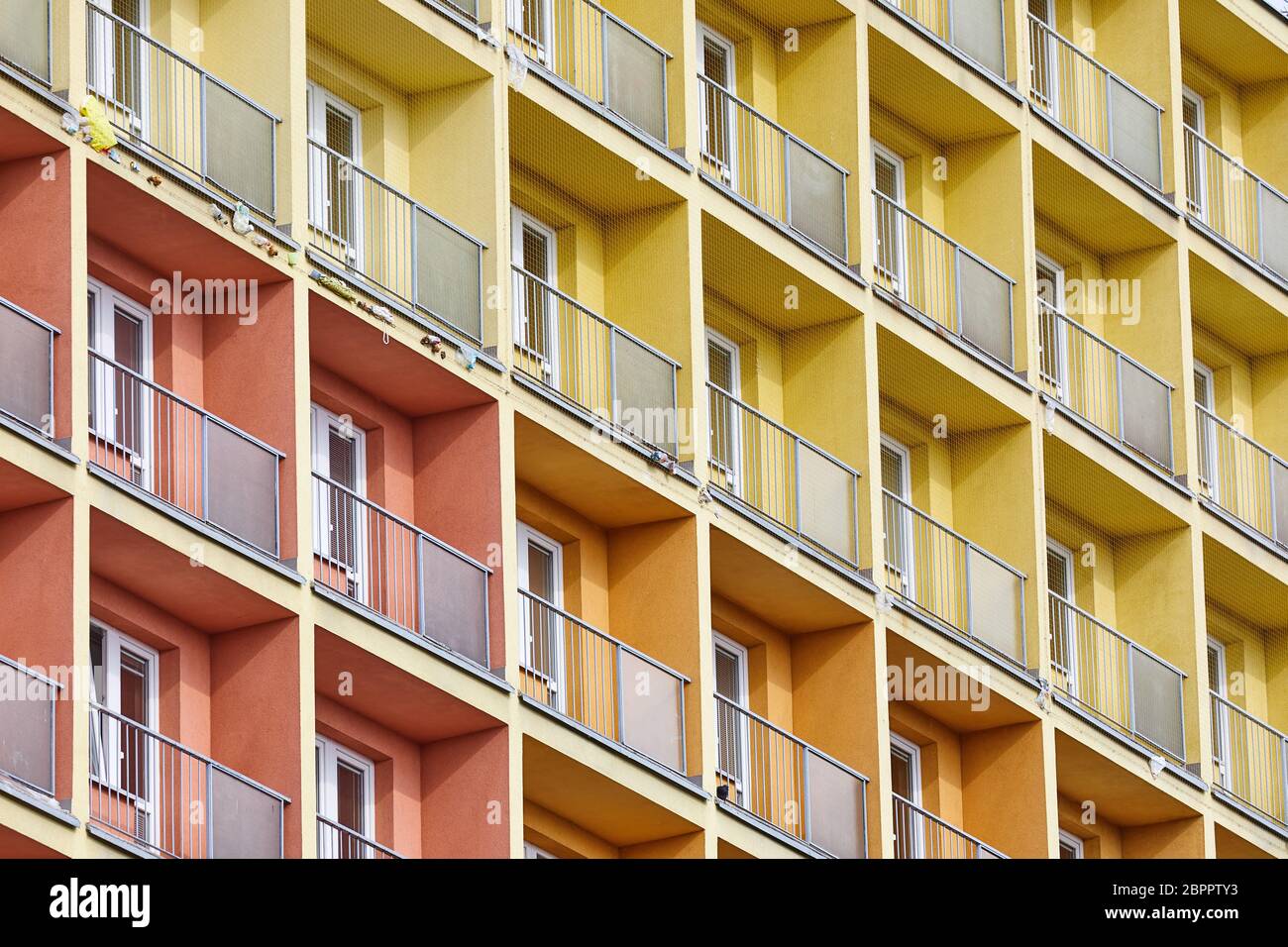 Residential building block with many flats Stock Photo - Alamy