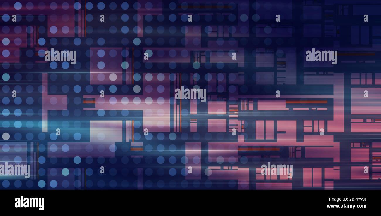 A Technology Industry Network As a Wallpaper Stock Photo - Alamy