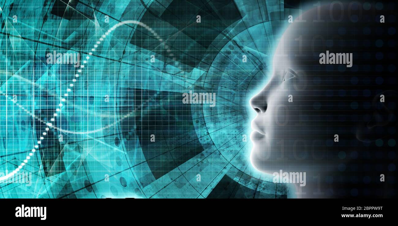 AI Processing Education Deep Learning Industry Concept Stock Photo - Alamy