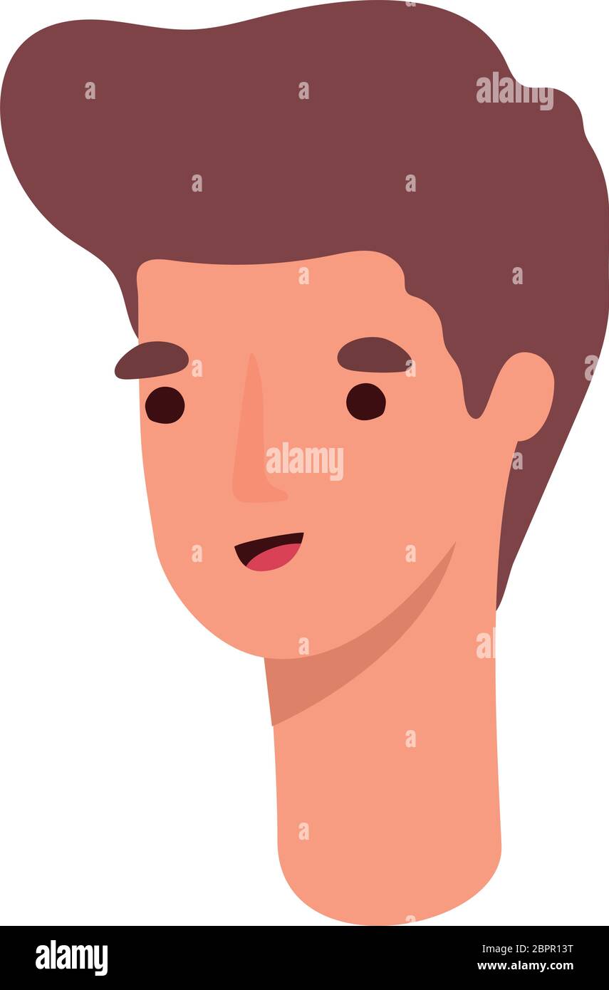 Isolated avatar man cartoon vector design Stock Vector Image & Art - Alamy