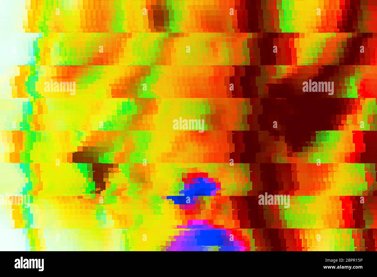 Colored noise with crazy directions of light. Modern, trendy digital ...