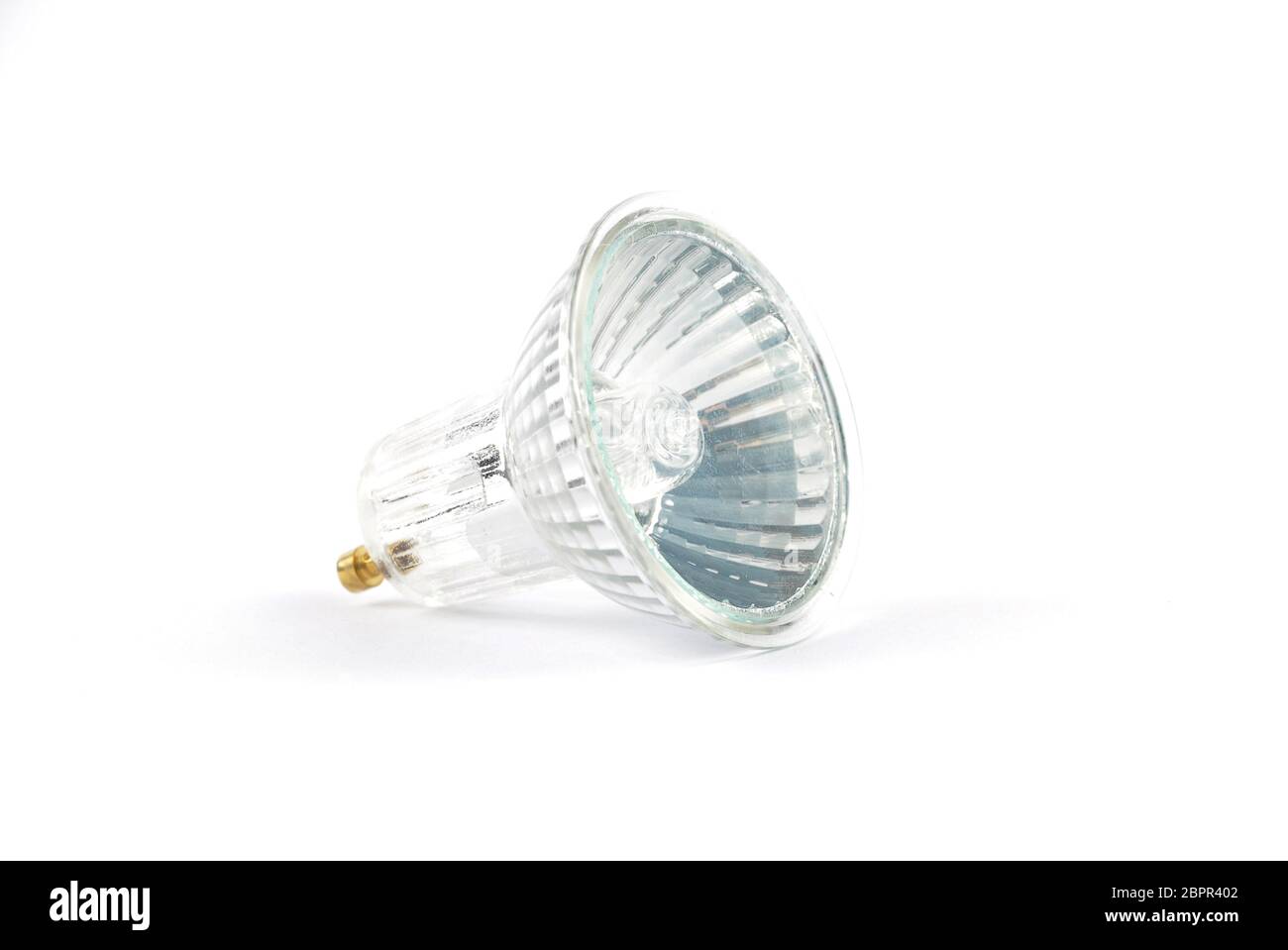 Halogen lamp on white background Stock Photo - Alamy