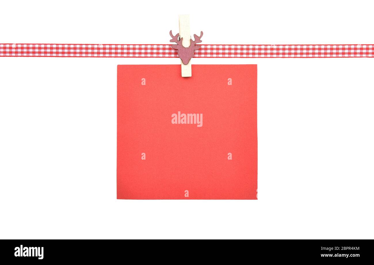 Red and white checkered paper Cut Out Stock Images & Pictures - Alamy