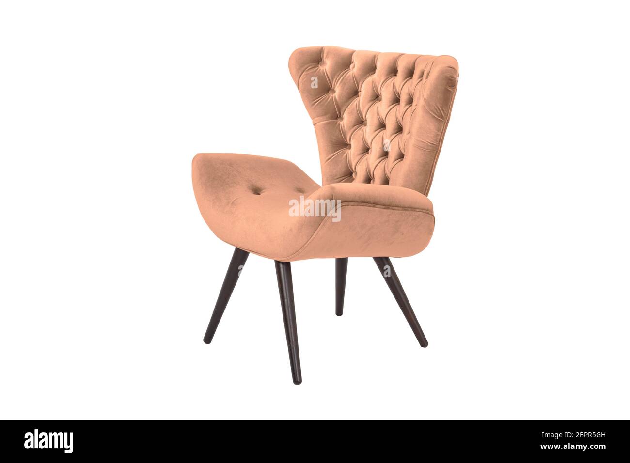 Color armchair. Modern designer chair on white background. Texture ...