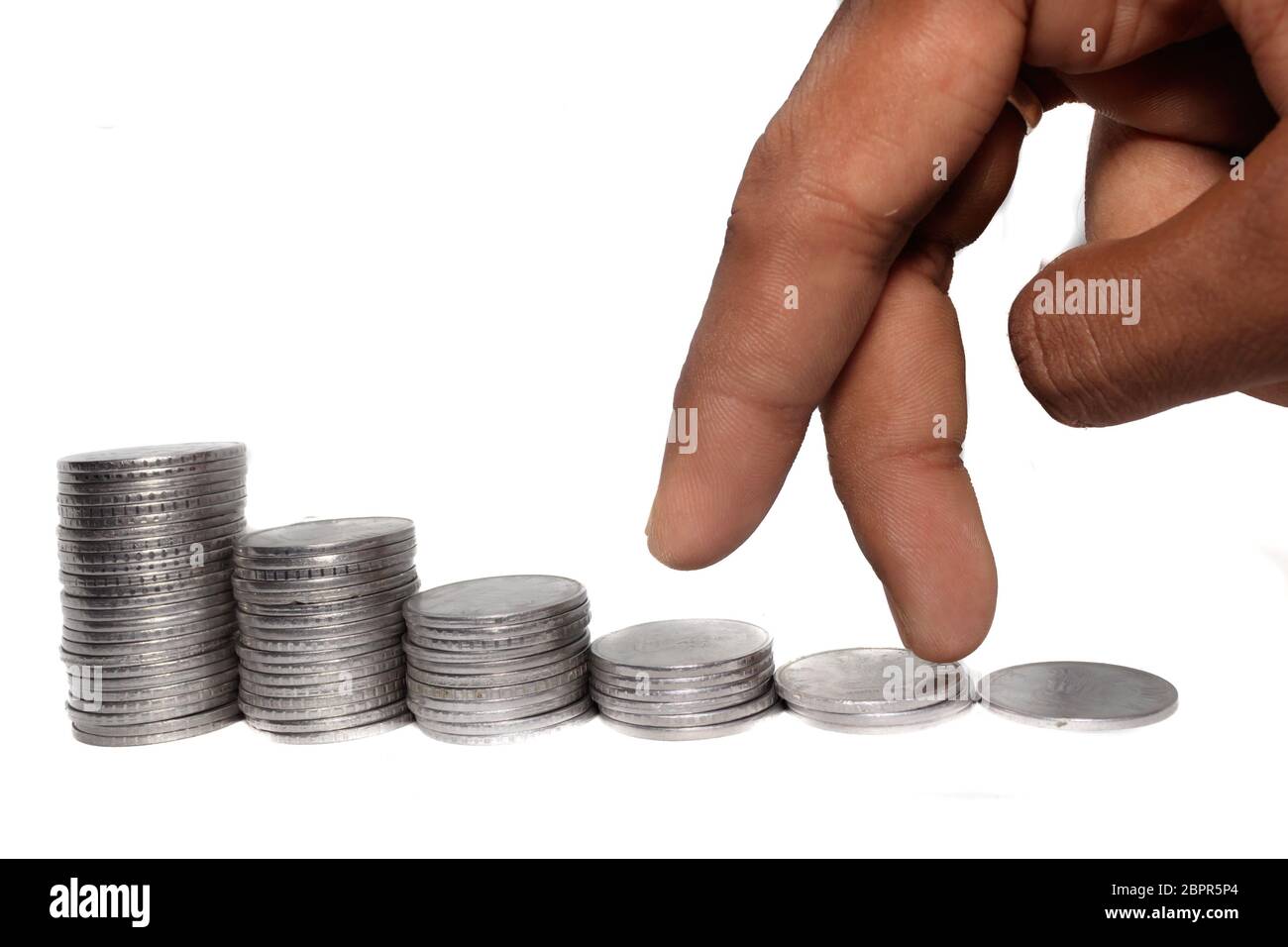 Euro coin indian rupee bank hi-res stock photography and images - Alamy