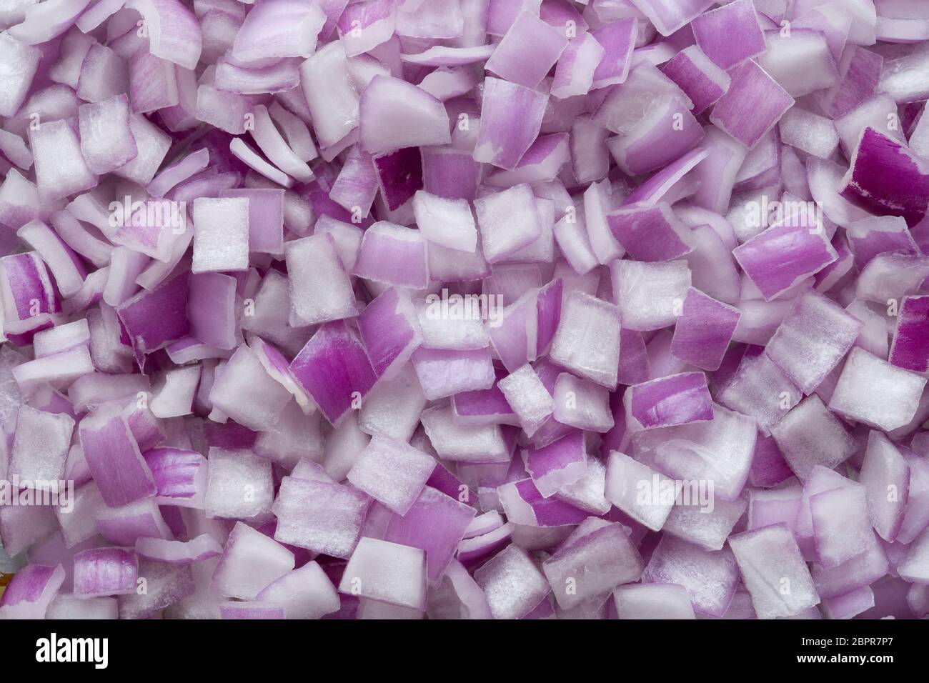 Diced red onions hi-res stock photography and images - Alamy